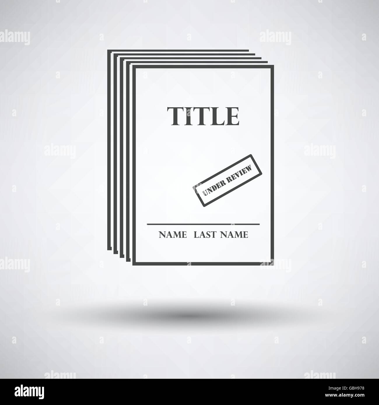 Under review symbol Stock Vector Images - Alamy