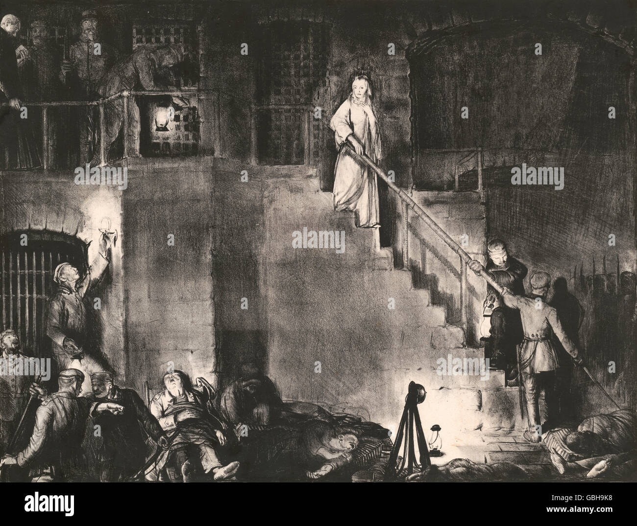 Old prison cell drawing hi-res stock photography and images - Alamy