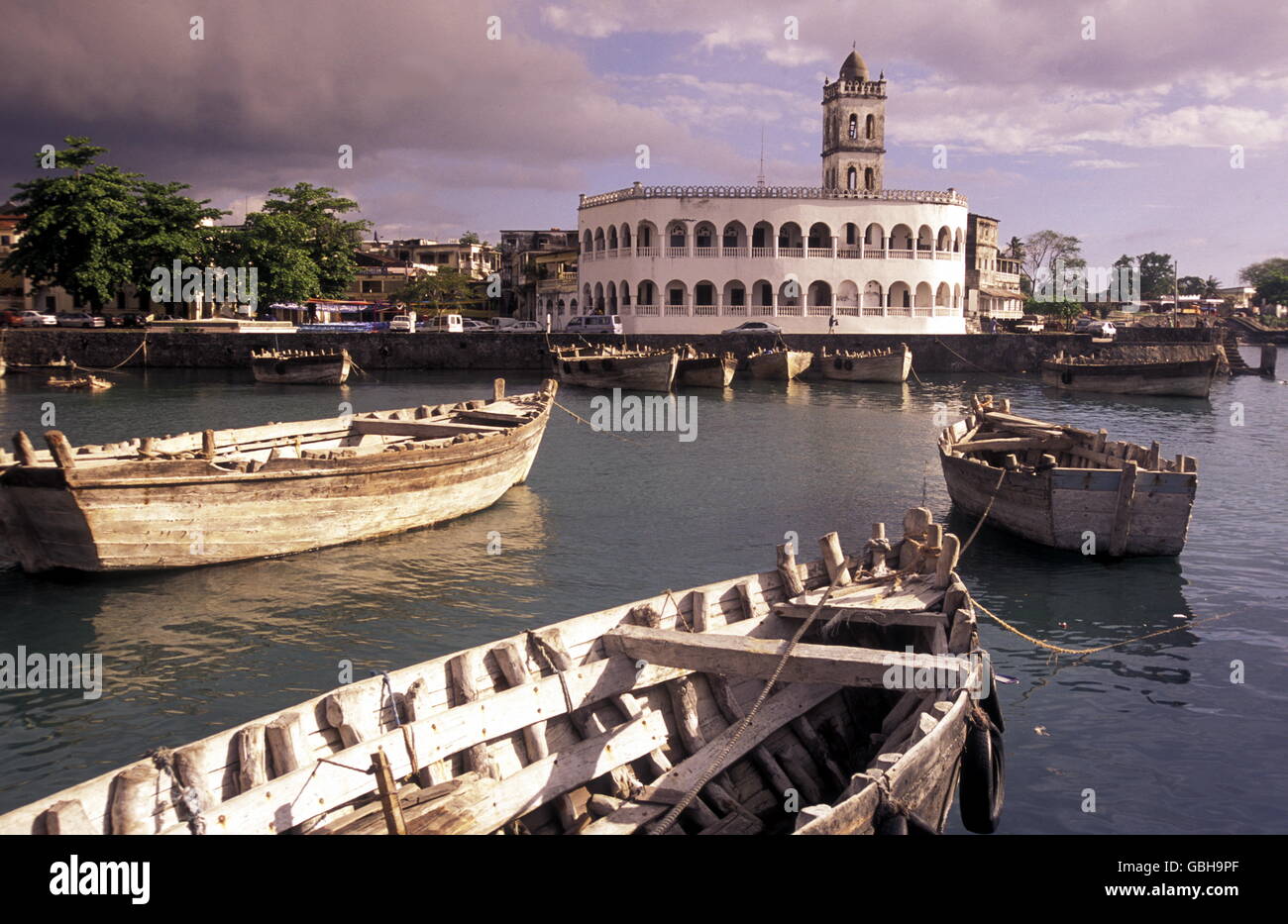 the mosque in the city of Moroni in the Island of Comoros in the Indian ...