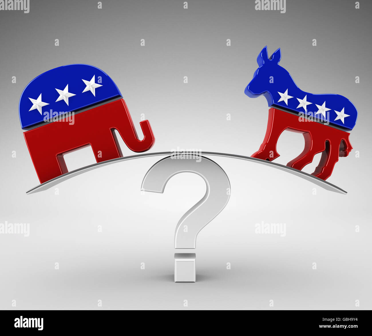 Democratic republican symbol hi-res stock photography and images - Alamy