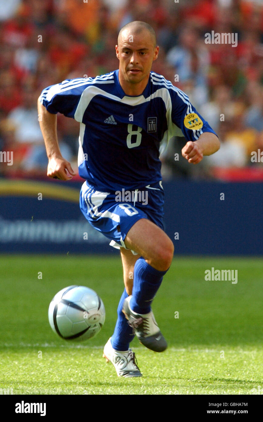 Soccer uefa european championship 2004 group a portugal v greece hi-res ...