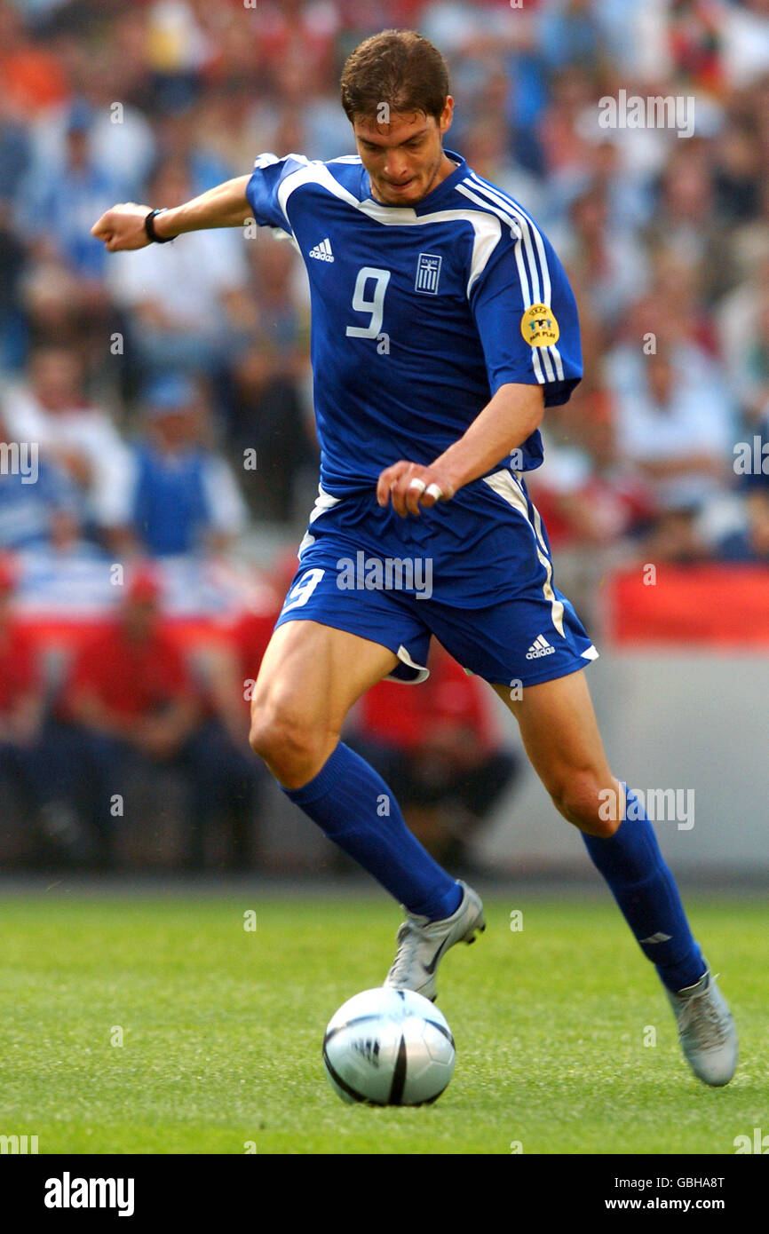Soccer uefa european championship 2004 group a portugal v greece hi-res ...