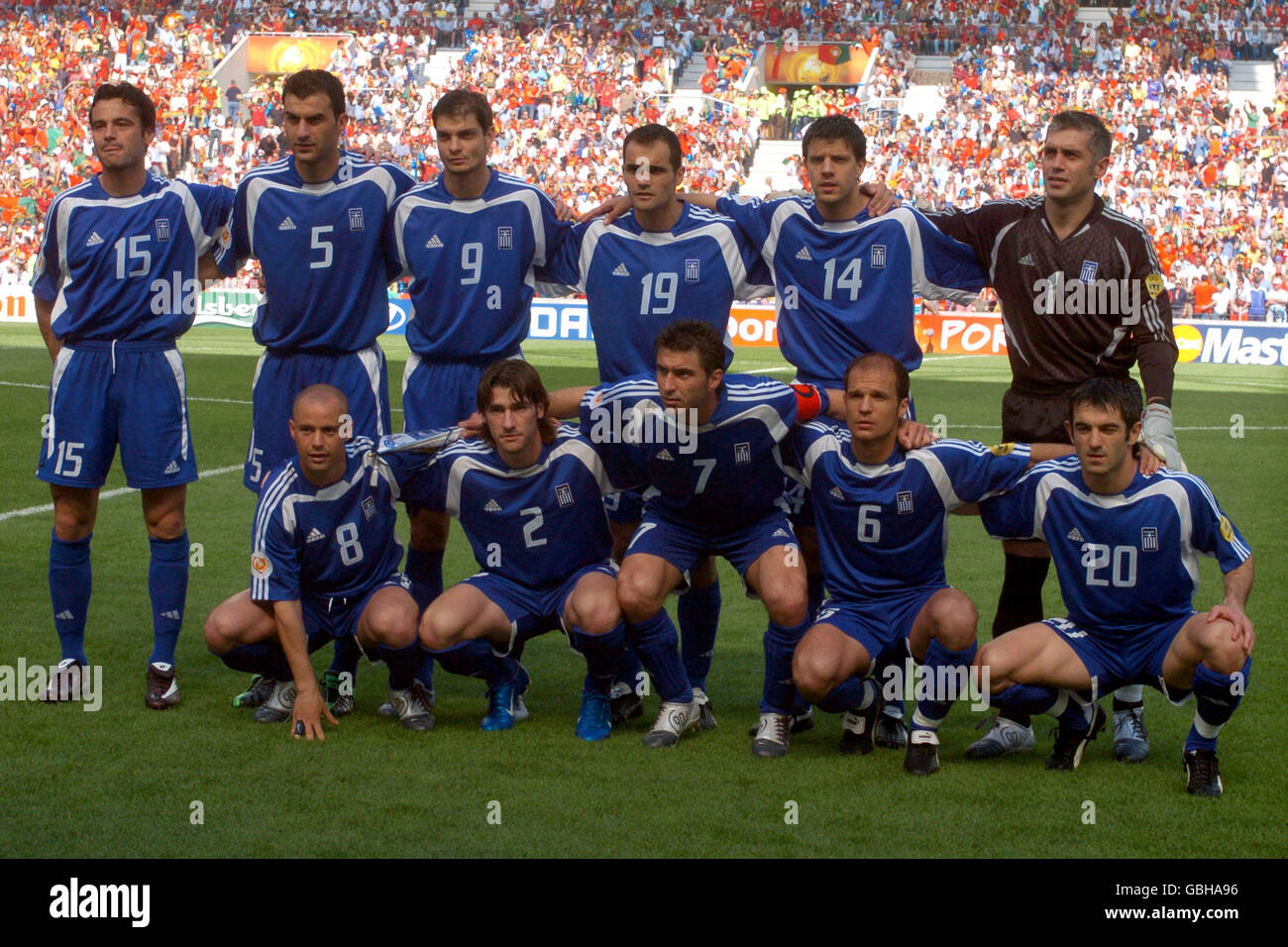 Soccer uefa european championship 2004 group a portugal v greece hi-res ...