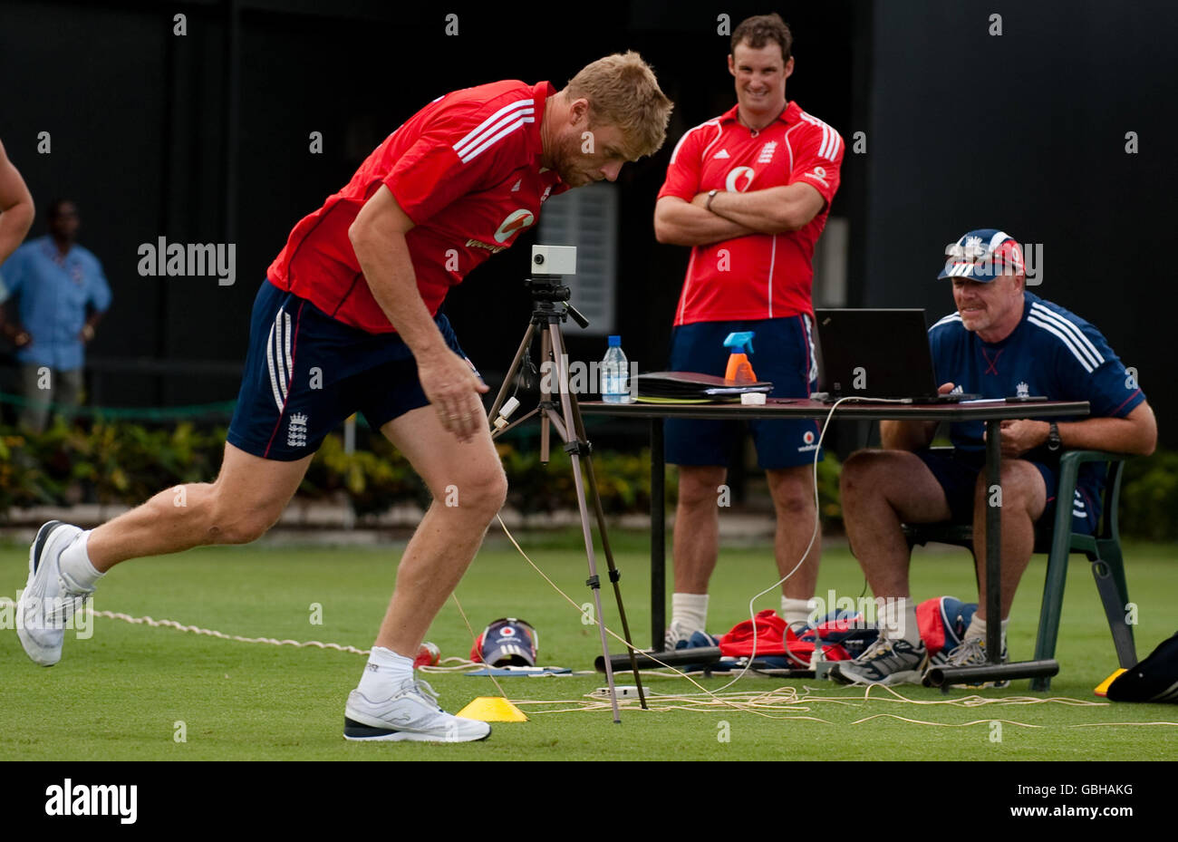 Cricket - England Press Conference - Bridgetown Stock Photo - Alamy