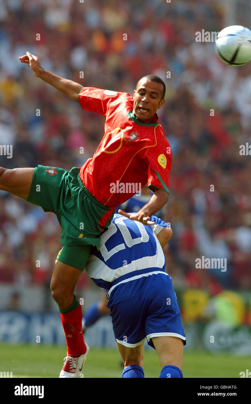 Soccer uefa european championship 2004 group a portugal v greece hi-res ...