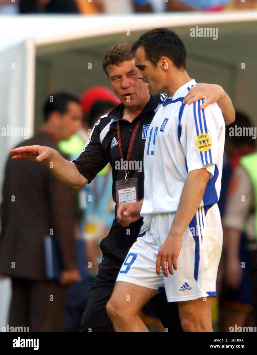 Greece coach otto rehhagel hi-res stock photography and images - Alamy