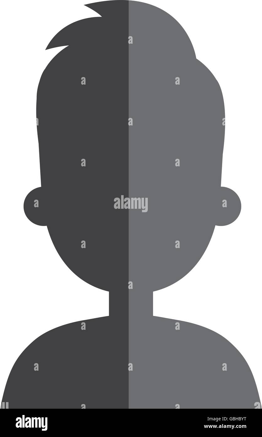 Young male profile, vector illustration Stock Vector Image & Art - Alamy