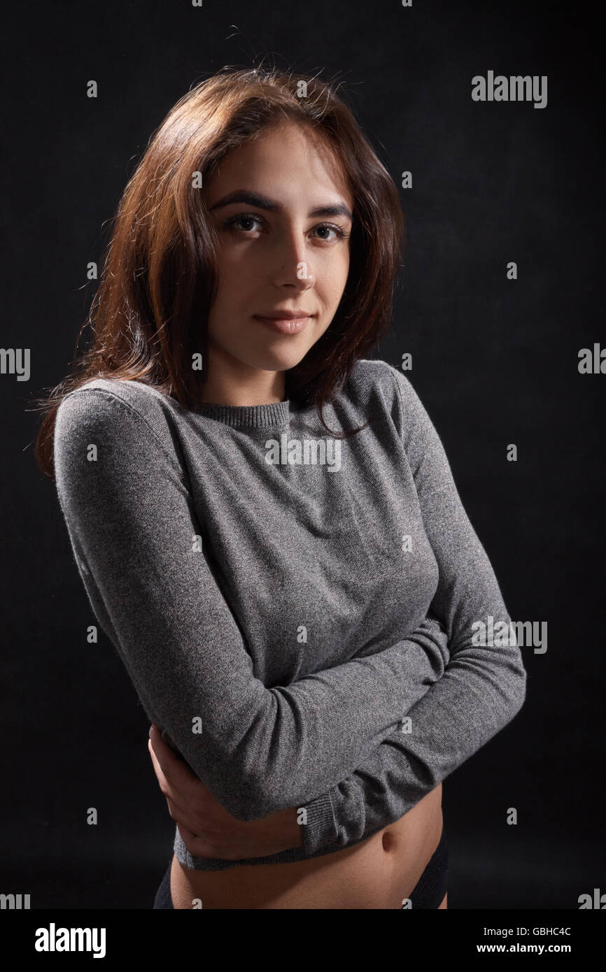 Slim attractive pretty body hi-res stock photography and images - Alamy