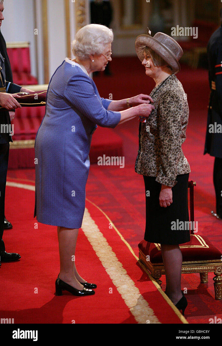Chief Inspector of Prisons Anne Owers receives a CBE from the Queen ...