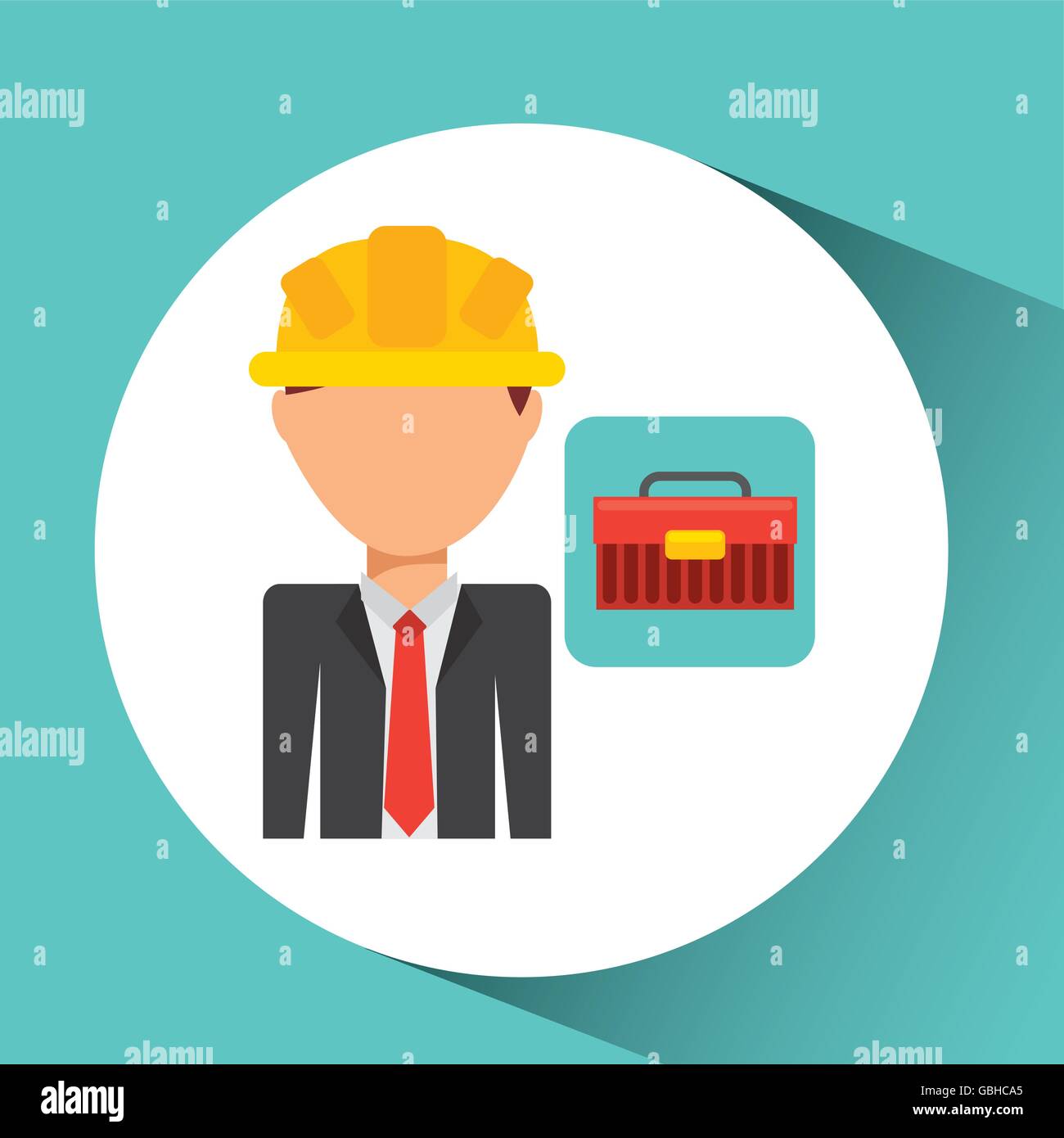 Workers construction site shovel Stock Vector Images - Alamy
