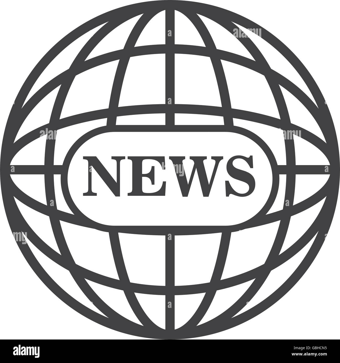 Journalism and news graphic design, vector illustration Stock Vector ...