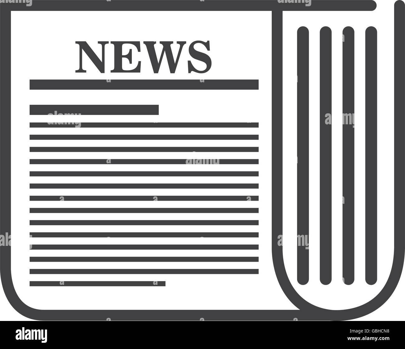 Journalism and news graphic design, vector illustration Stock Vector ...