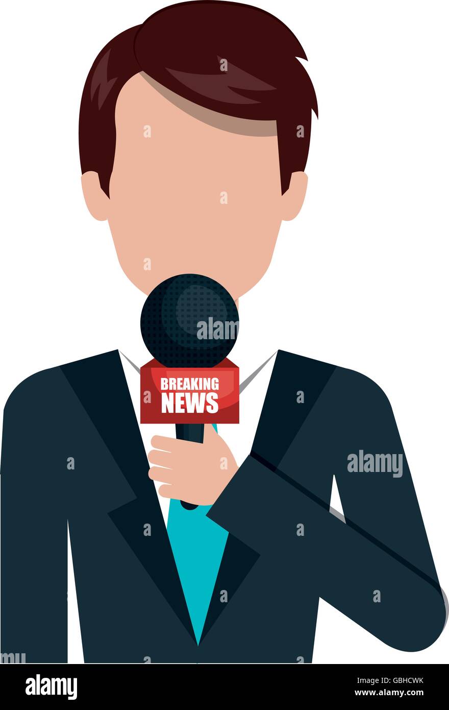 Journalism and news graphic design, vector illustration Stock Vector ...