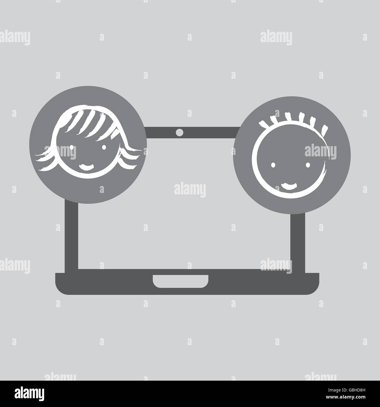 technology communication icon Stock Vector Image & Art - Alamy
