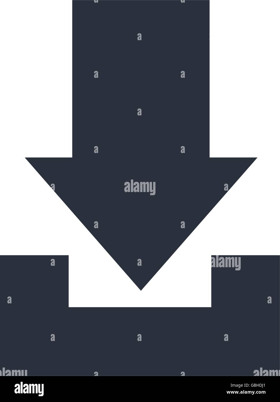 Download symbol with arrow design Stock Vector Image & Art - Alamy