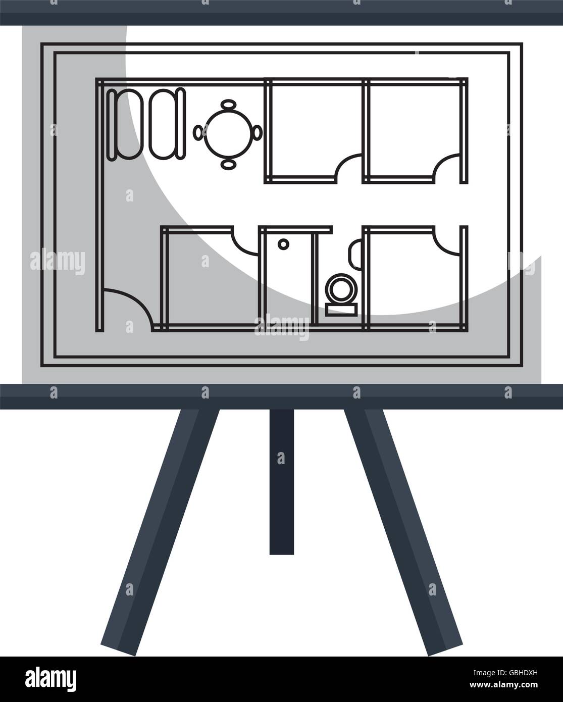 Architecture plans graphi design icon Stock Vector Image & Art - Alamy