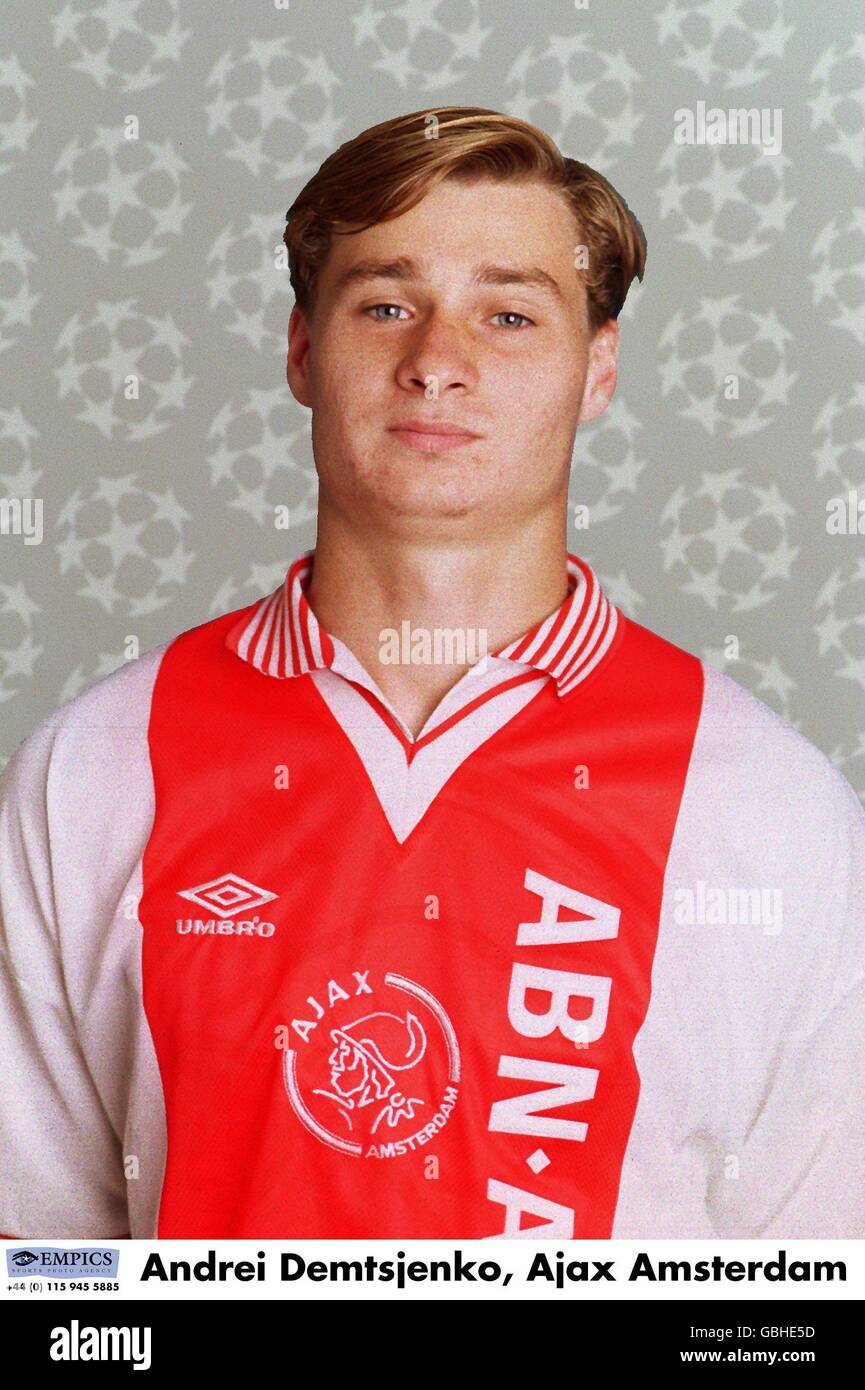 Uefa champions league 1995 96 andrei demtsjenko hi-res stock ...