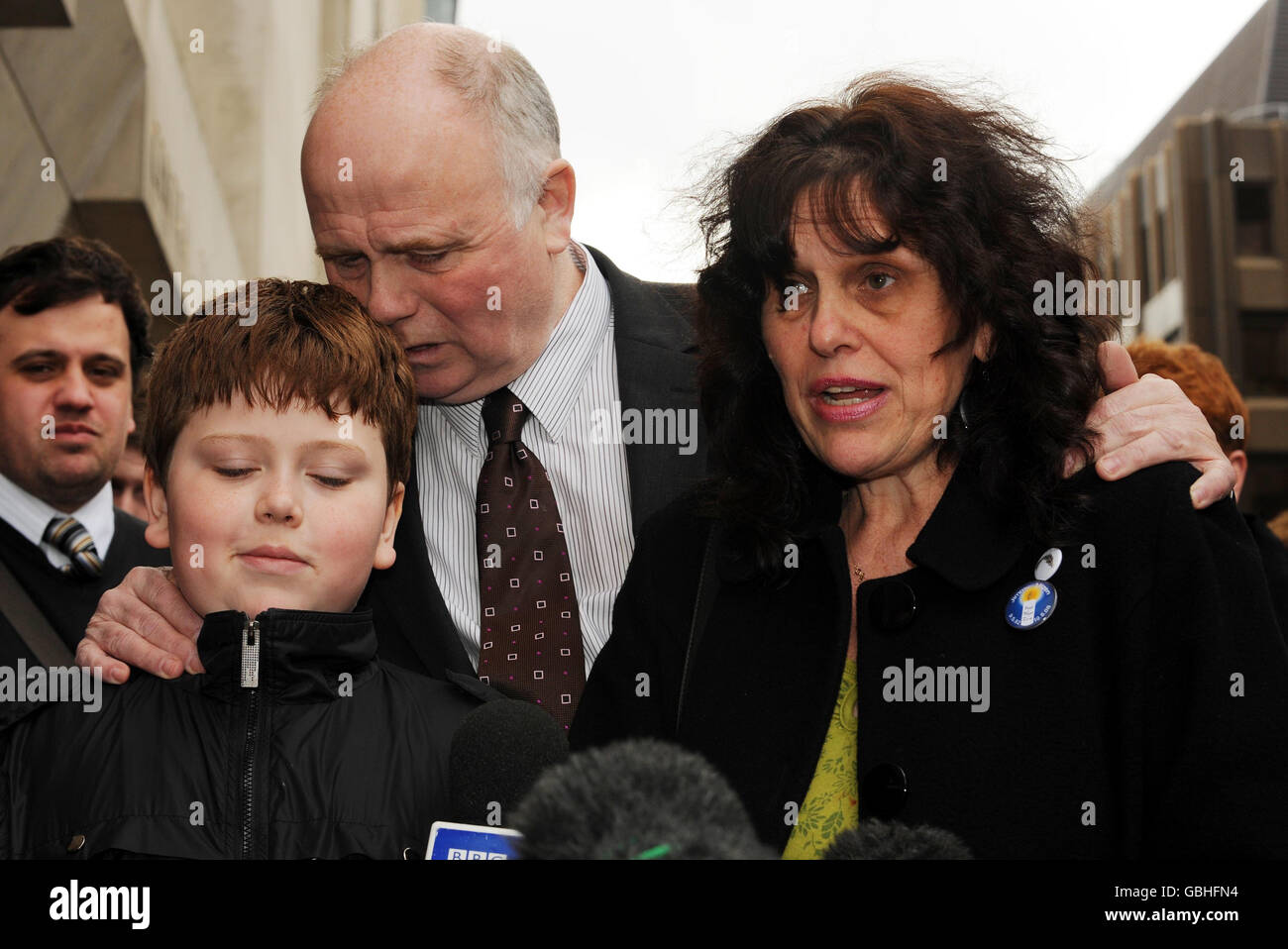 Jimmy Mizen court case Stock Photo - Alamy