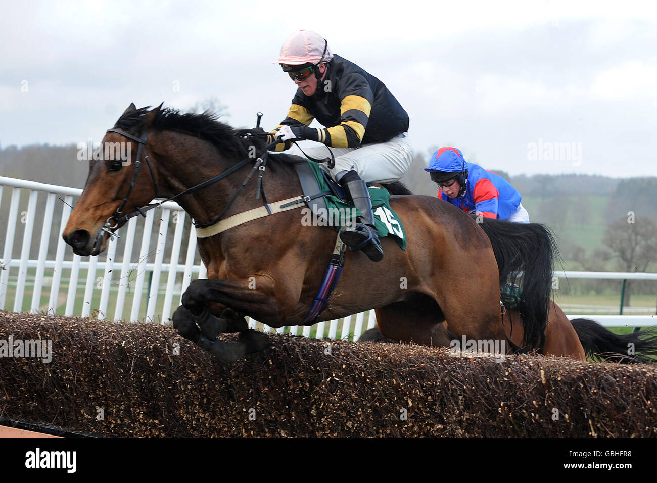 Horse Racing - Towcester Racecourse Stock Photo - Alamy