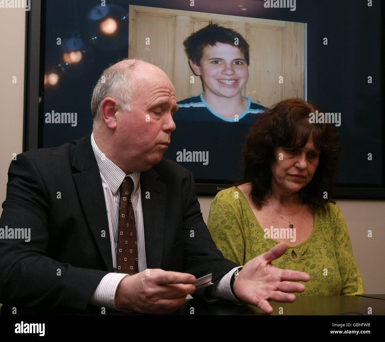 Jimmy Mizen court case Stock Photo - Alamy