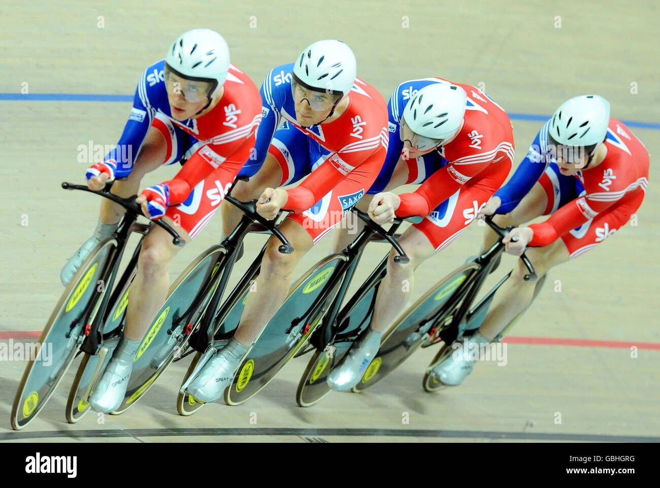 Great Britain's Ed Clancy, Steven Burke, Peter Kennaugh and Jonny ...
