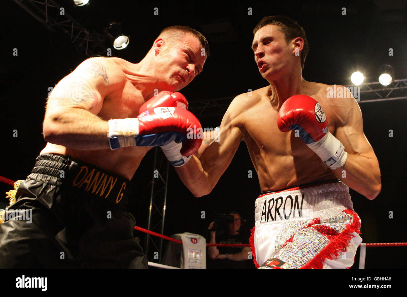 Boxing - Middleweight Bout - Prince Arron v Danny Gwilym - Altrincham ...