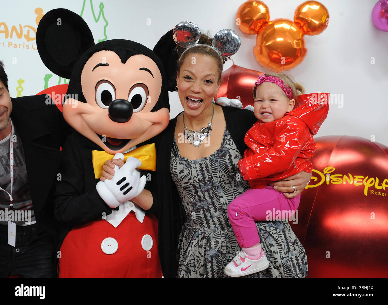 (Left - Right) Mickey Mouse, Angela Griffin and Milissa during Mickey's ...