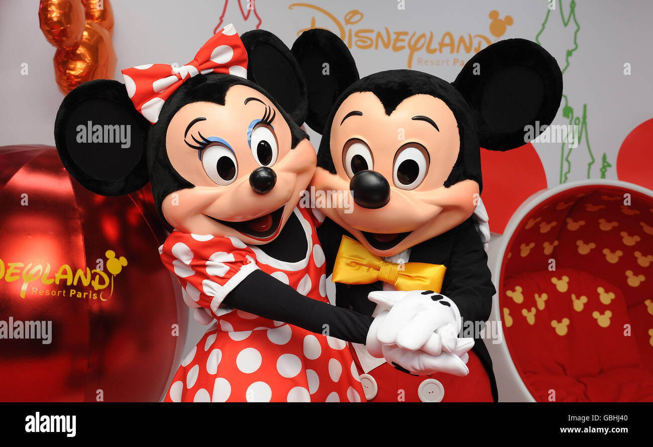 Mickey's Magical Party. Mickey (Right) and Minnie Mouse during Mickey's ...
