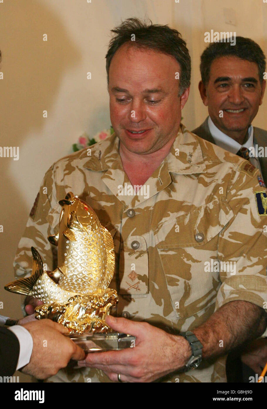 Major General Andy Salmon, head of coalition forces in Basra in ...