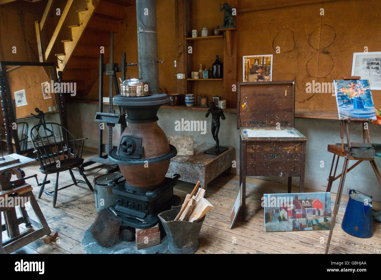 Weir Farm National Historic site Wilton CT Stock Photo - Alamy