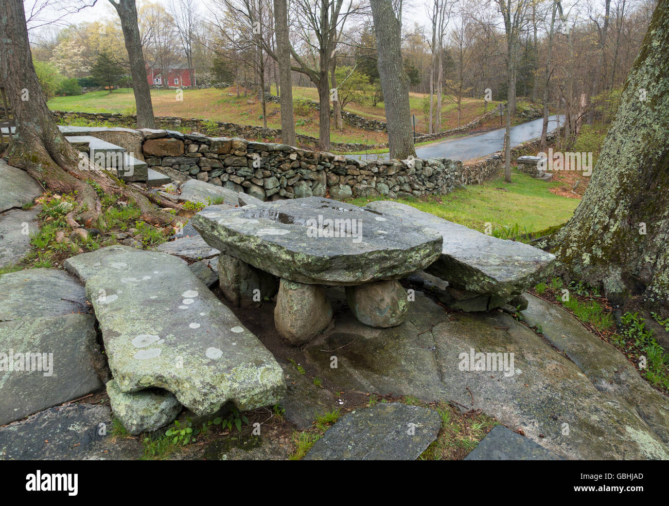 Weir Farm National Historic site Wilton CT Stock Photo - Alamy