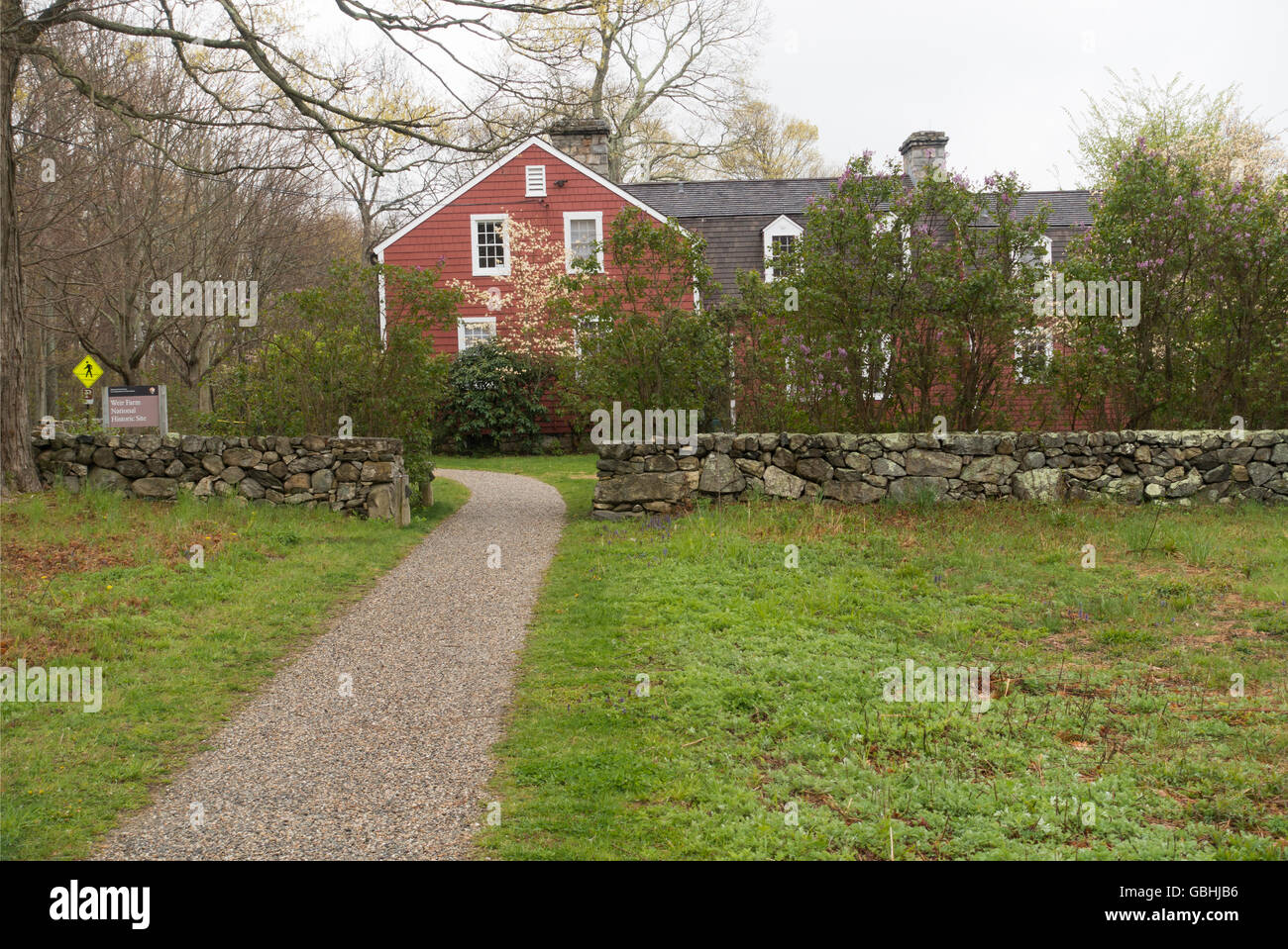 Weir Farm National Historic site Wilton CT Stock Photo - Alamy