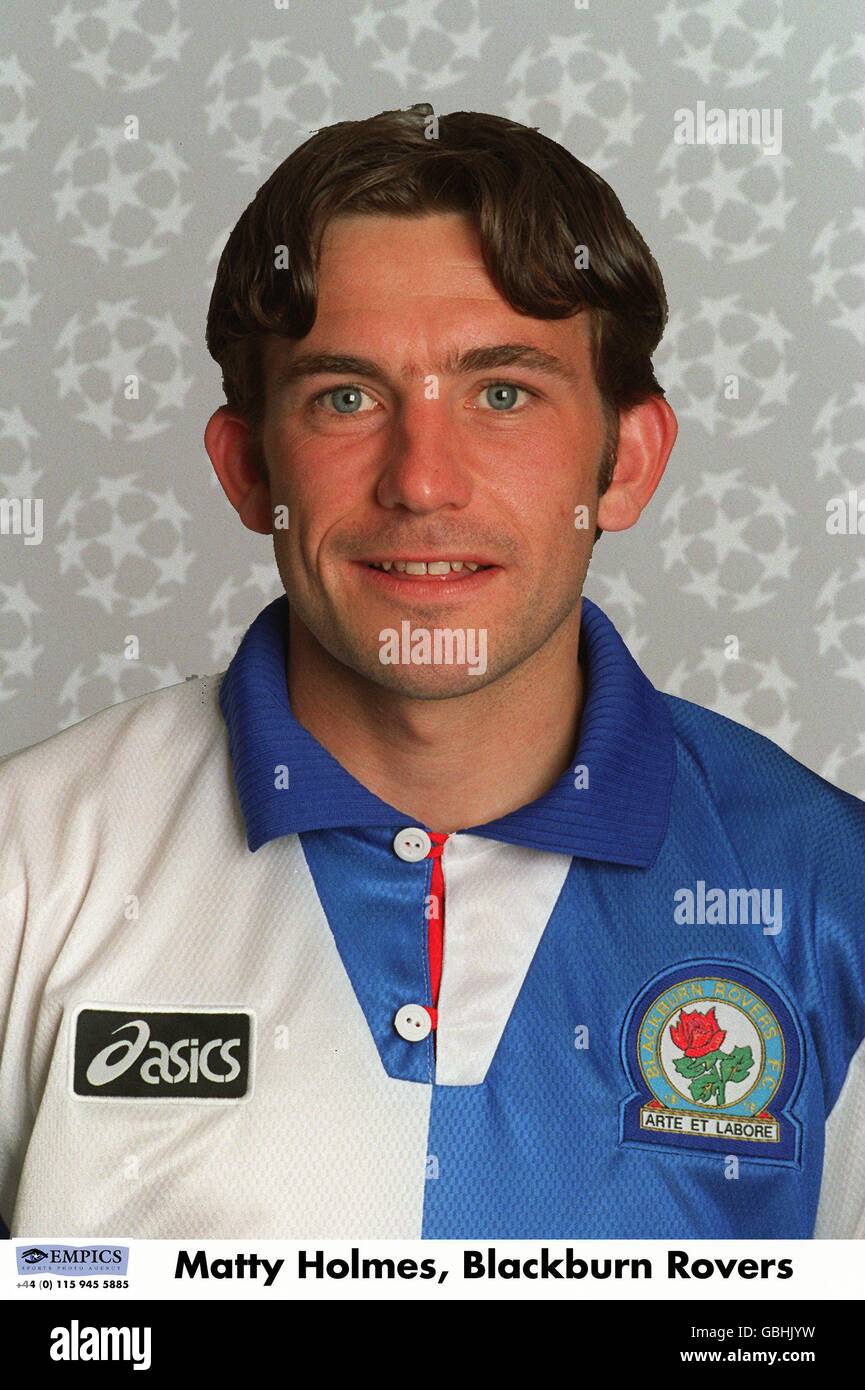 UEFA Champions League 1995/96 .... Matty Holmes, Blackburn Rovers Stock ...
