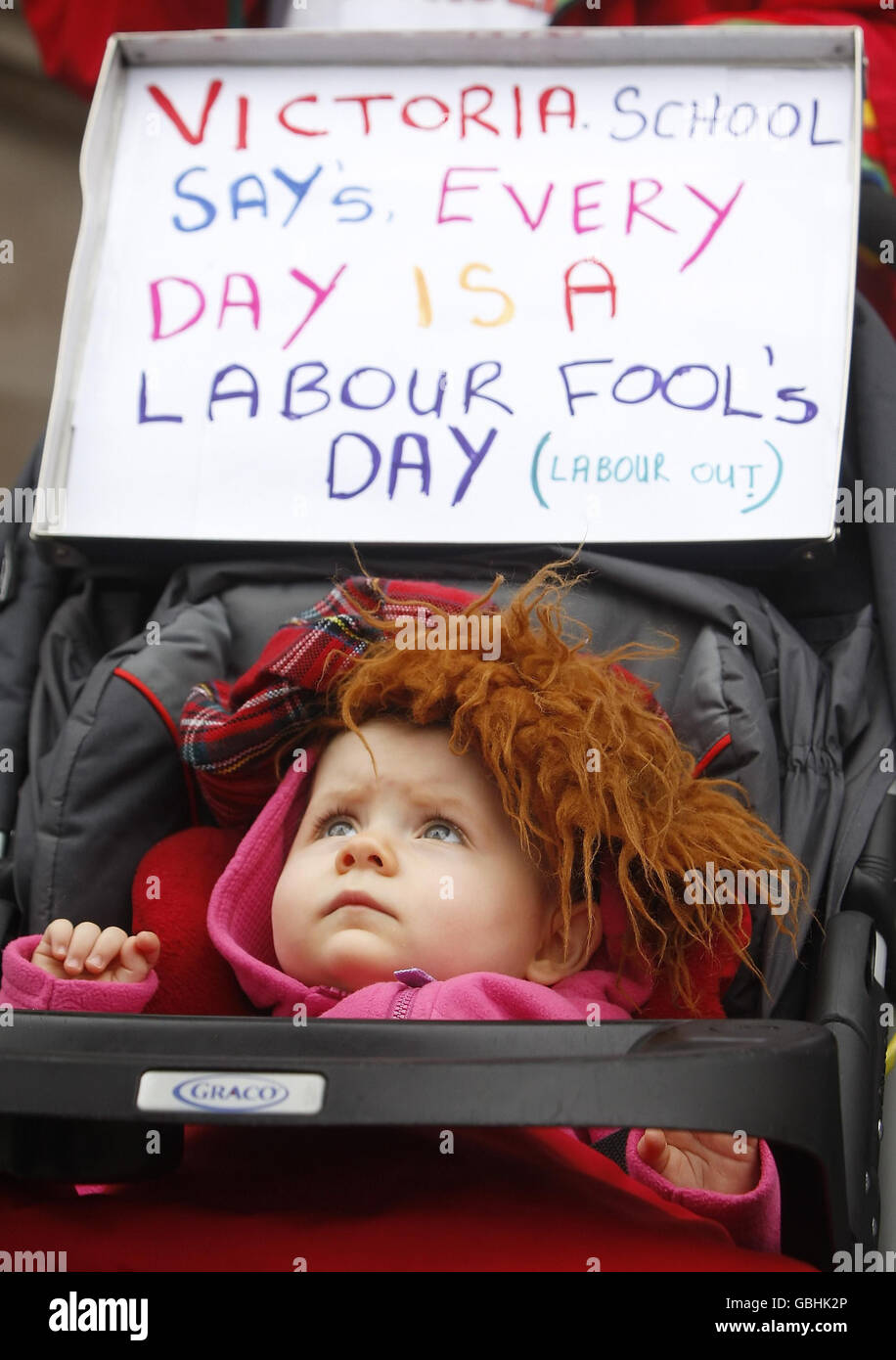 Save our Schools Campaign Stock Photo - Alamy