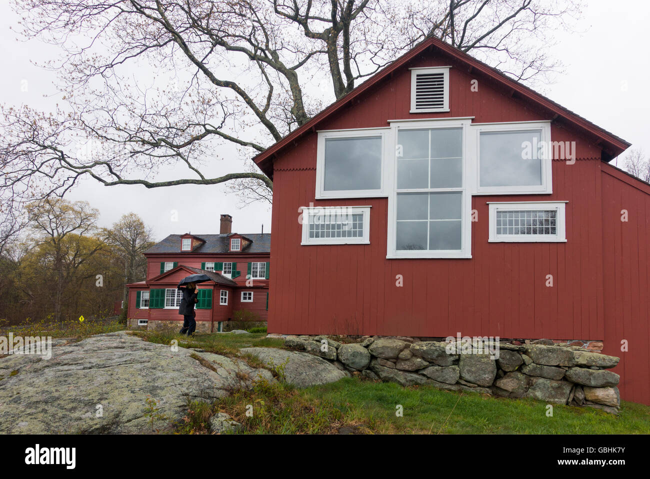 Weir Farm National Historic site Wilton CT Stock Photo - Alamy