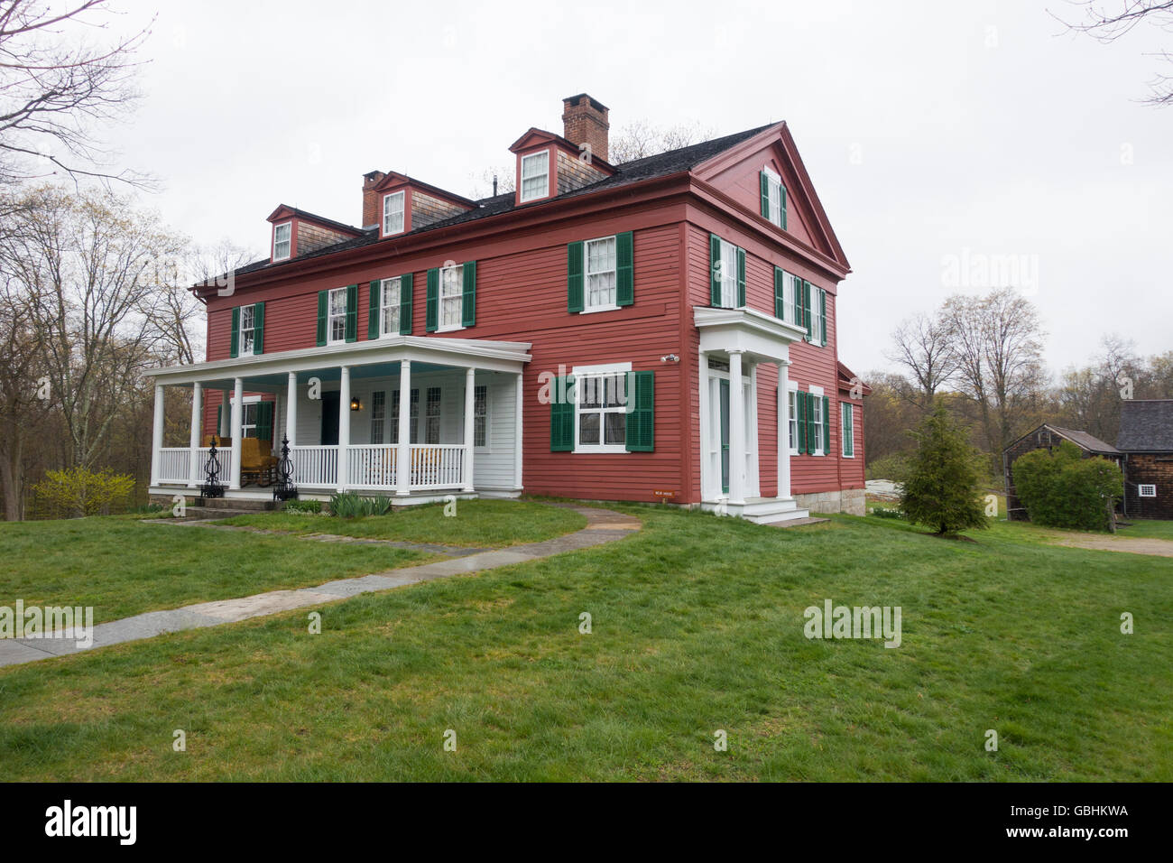 Weir Farm National Historic site Wilton CT Stock Photo - Alamy