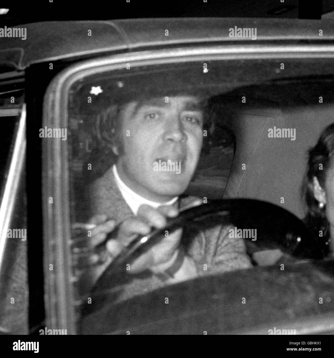 Jonathan routh driving away london heathrow airport hi-res stock ...