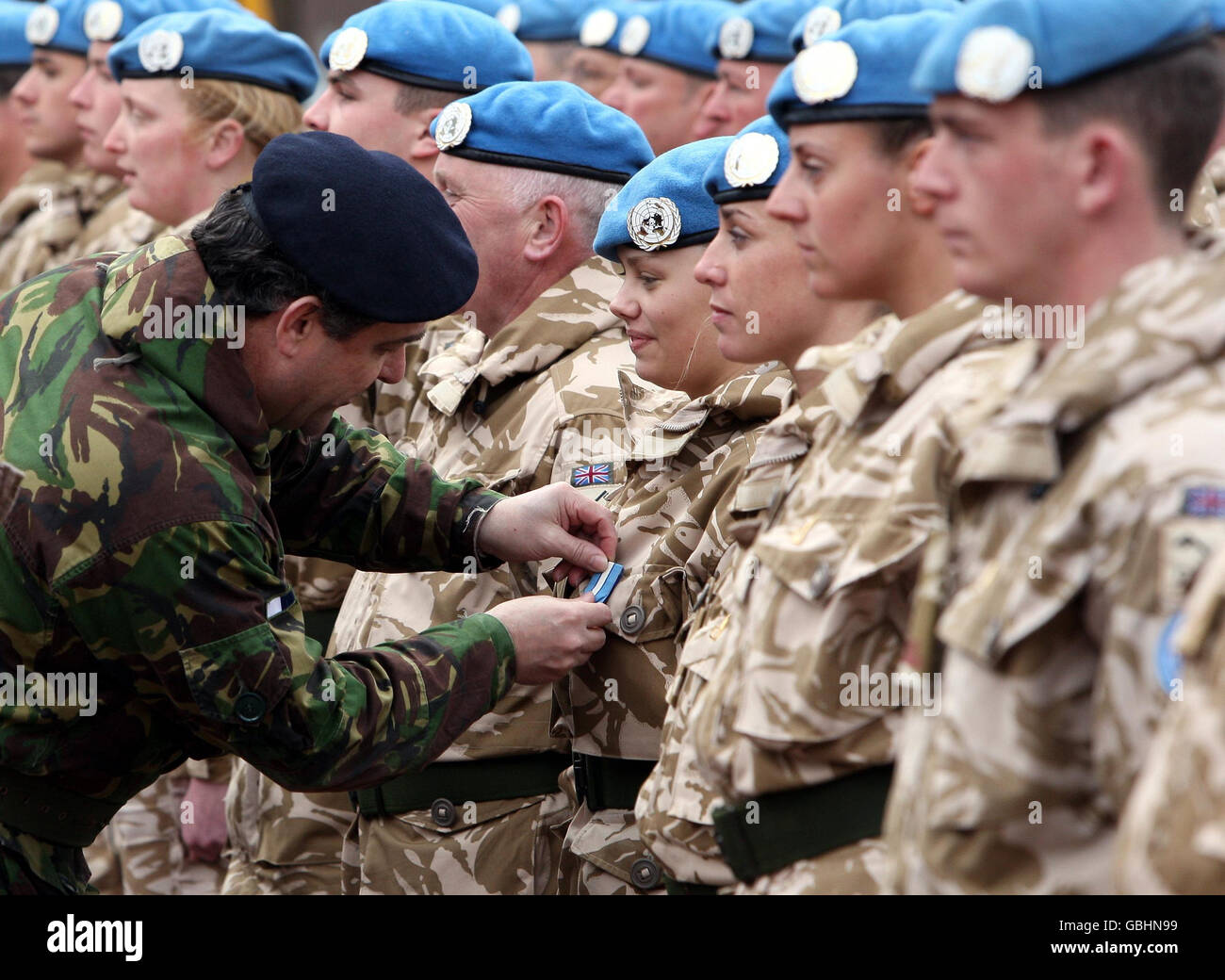 32 signal regiment group honoured Stock Photo - Alamy