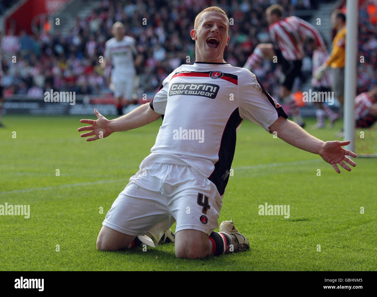 Charlton Athletic's Nicky Bailey celebrates scoring his sides third ...