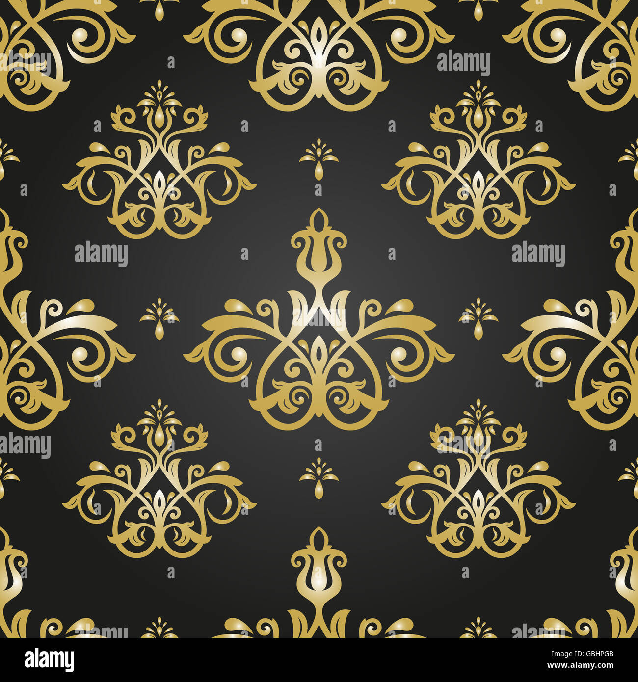 Seamless Wallpaper in the Style of Baroque Stock Photo - Alamy