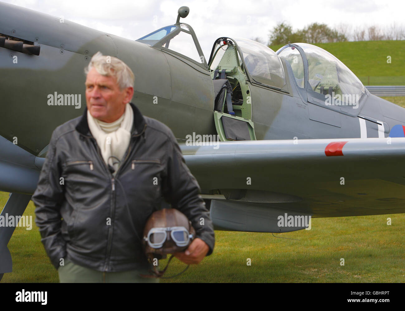 Peter Tuplin MD of Classic Aero engineering at Truxton Airfield near ...