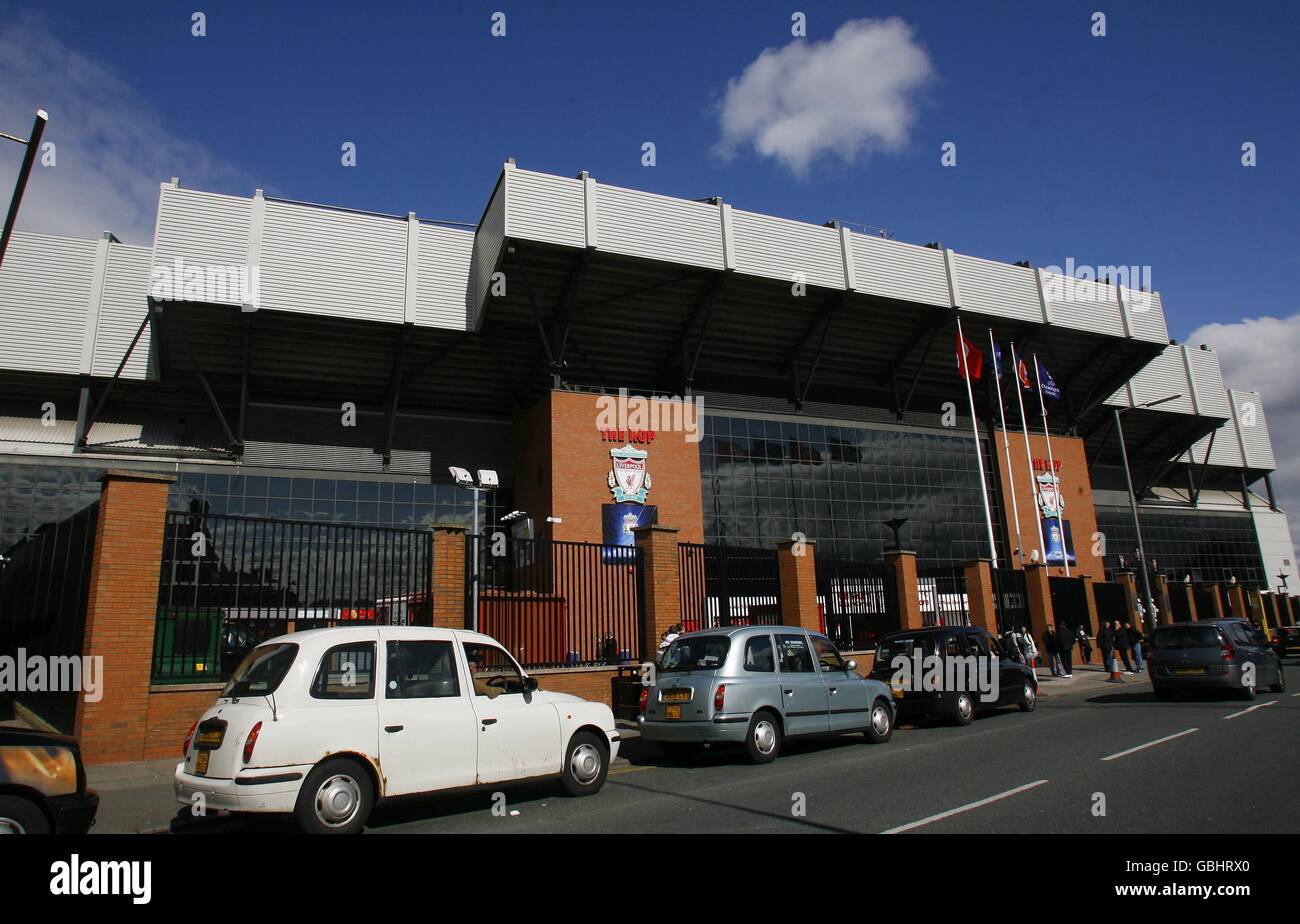 A general view outside of anfield stadium hi-res stock photography and ...