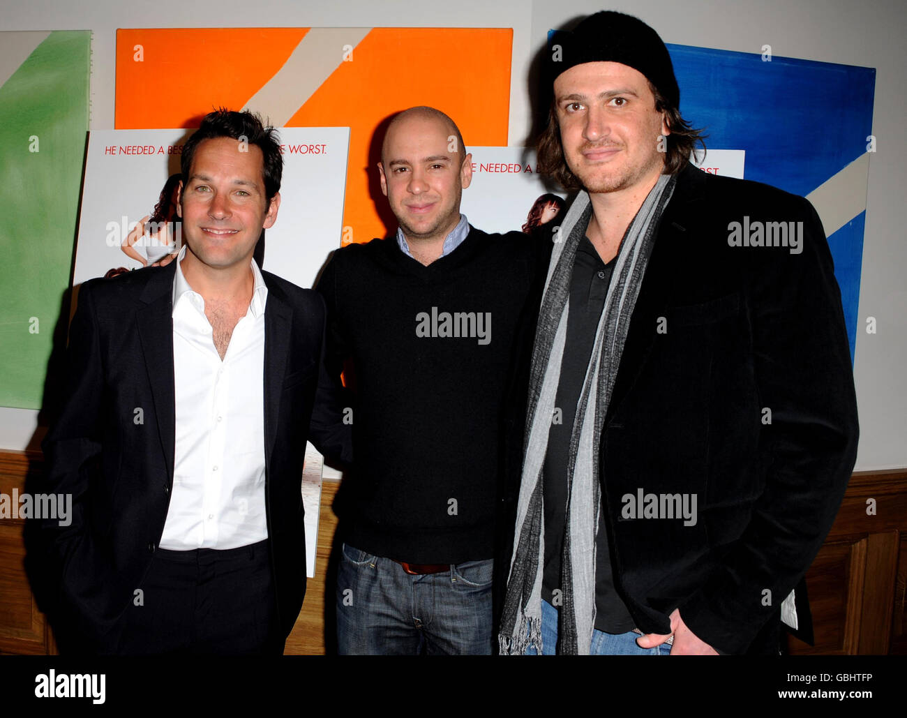 (From left to right) Paul Rudd, Director John Hamburg and Jason Segel ...