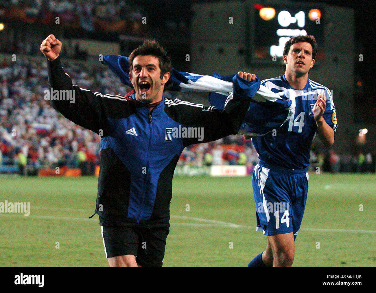 Soccer uefa european championship 2004 group a russia v greece hi-res ...