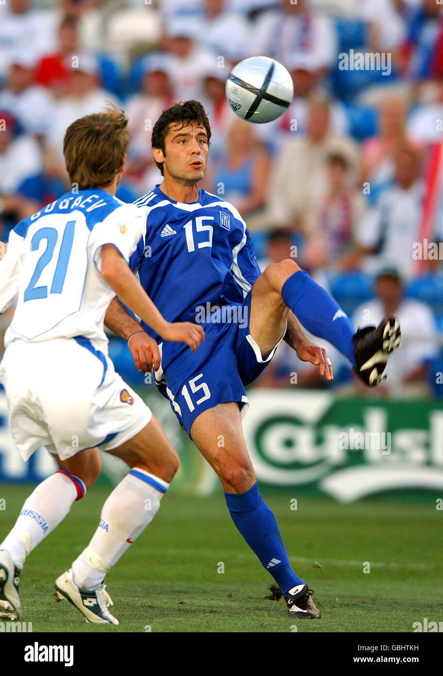 Greeces zisis vryzas takes on russias alexey bugaev l hi-res stock ...