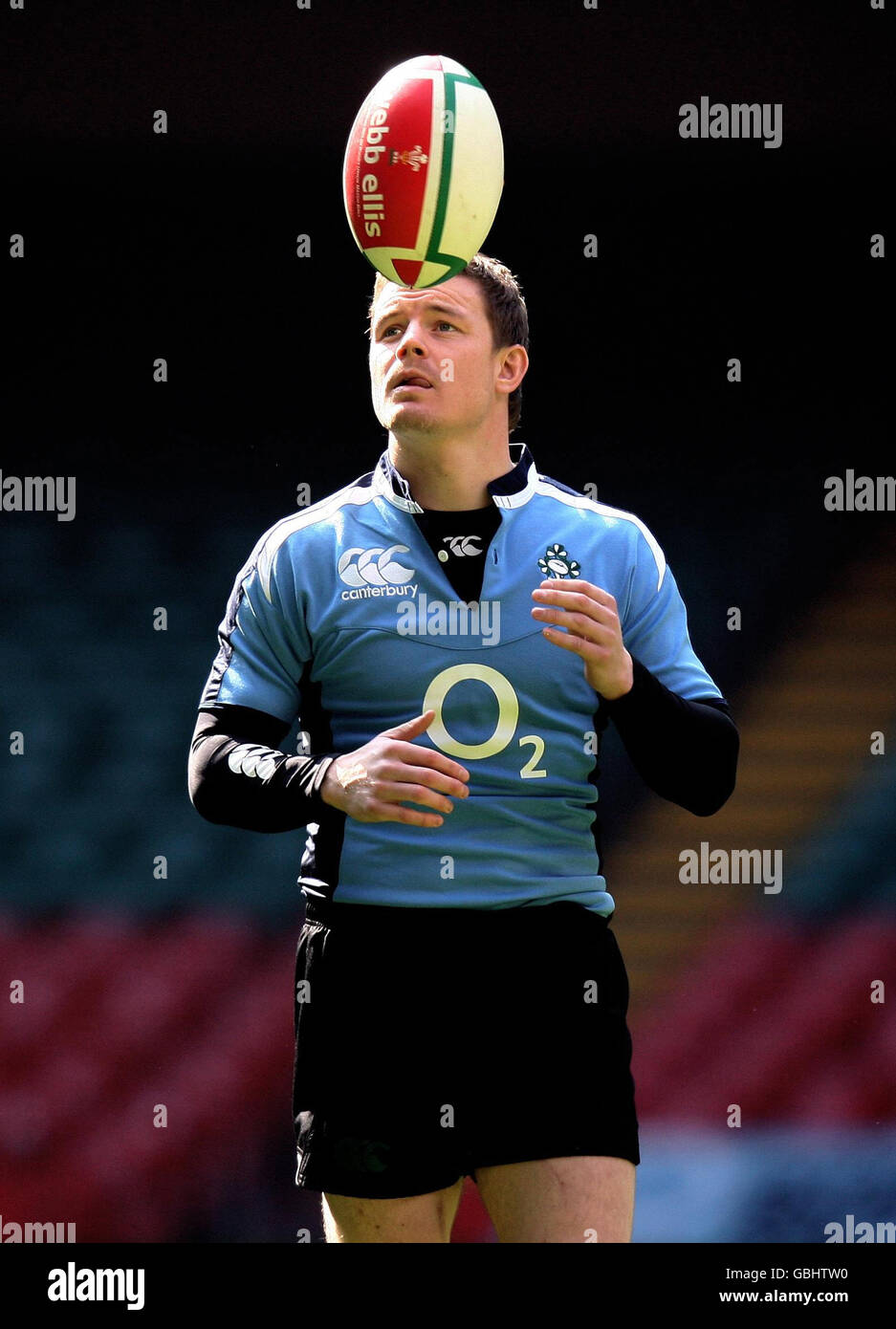 Rugby Union - Ireland Captain's Run - Millennium Stadium Stock Photo ...