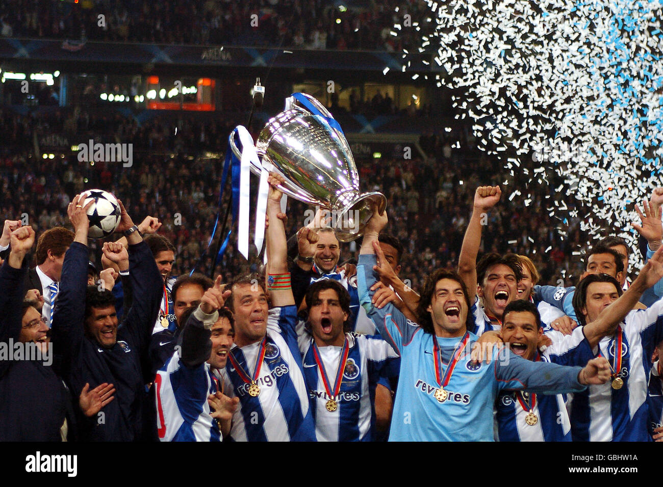 Soccer - UEFA Champions League - Final - Monaco v FC Porto Stock Photo ...