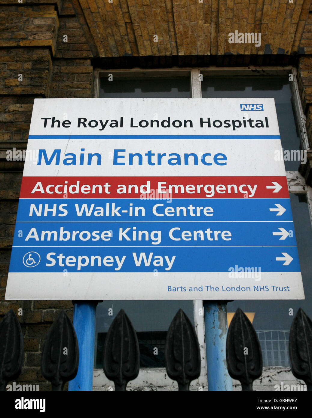 Royal London Hospital stock Stock Photo - Alamy