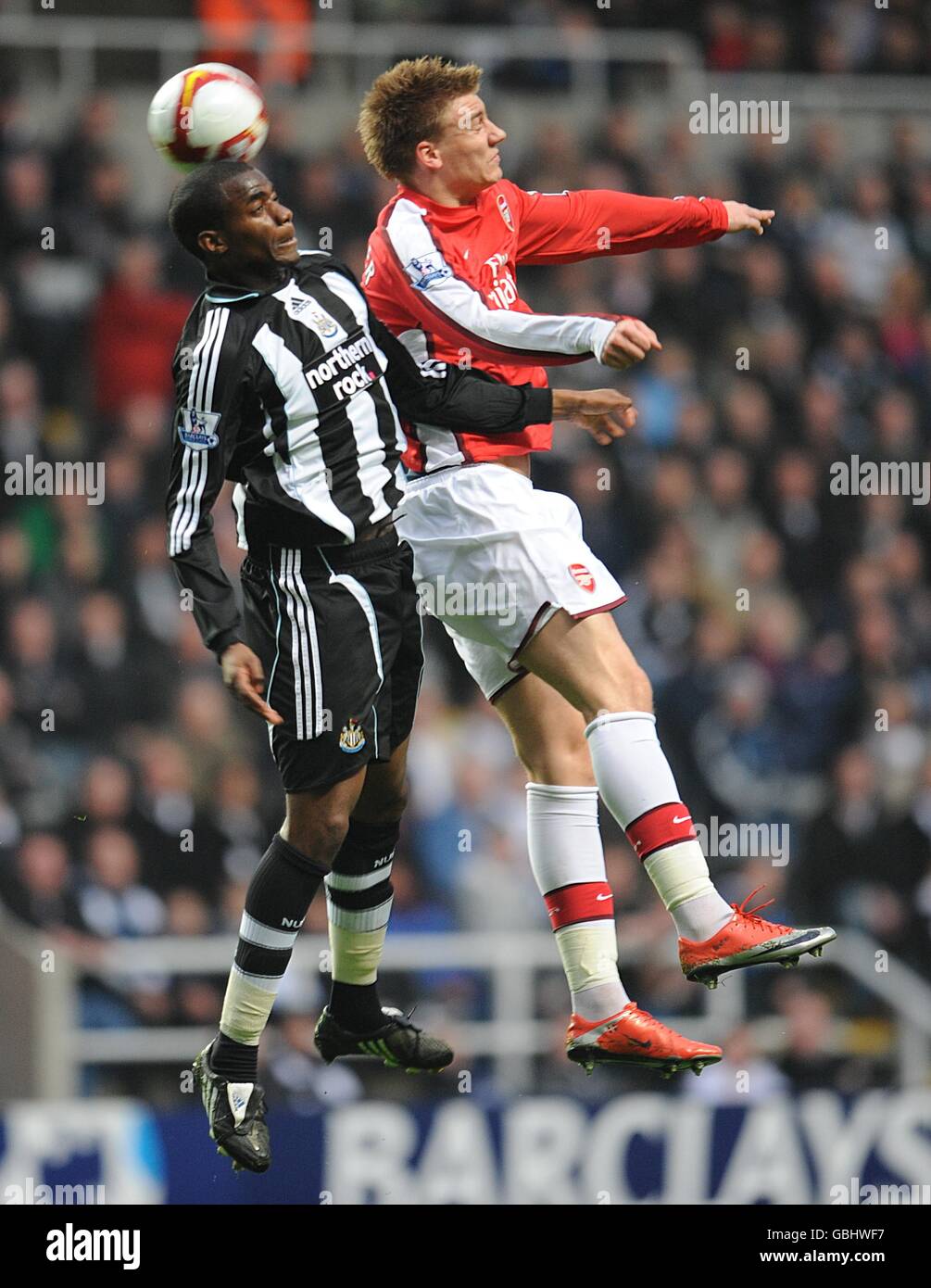 Newcastle uniteds sebastien bassong hi-res stock photography and images ...