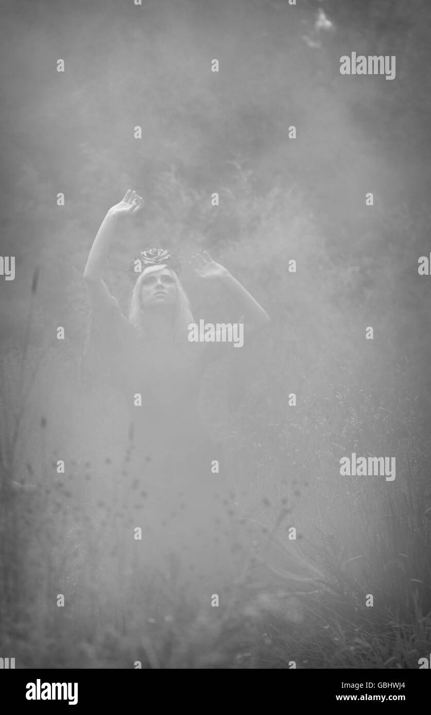 Woodland elf Black and White Stock Photos & Images - Alamy